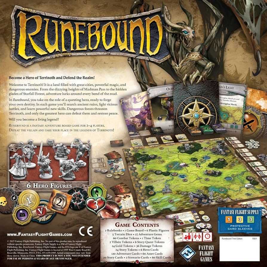 Runebound - A Fantasy Adventure Board Game: Unleash Your Imagination ...